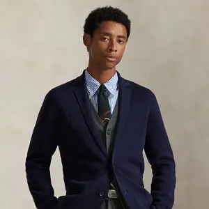 Ralph Lauren Washable Wool Blazer Cardigan