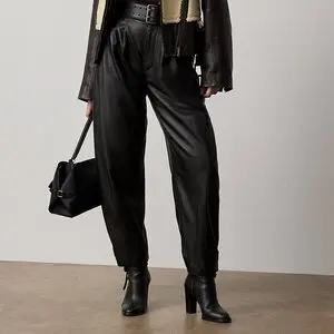 Ralph Lauren Jeanne Lambskin Pant