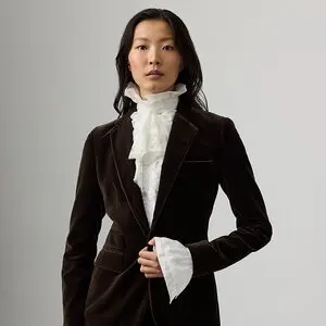Ralph Lauren Parker Stretch Velvet Jacket
