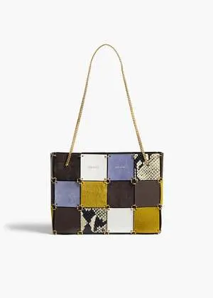 Khaite Mini Emma Evening Bag Fern Multi