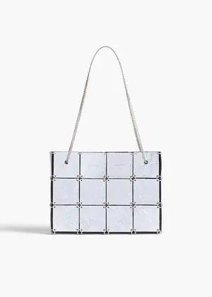 Khaite Mini Emma Evening Bag Silver