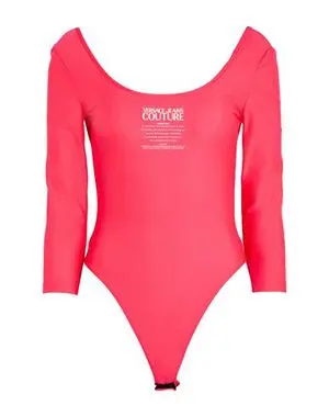 Versace Bodysuit In Polyamide And Elastane - Fuchsia