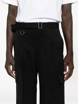ÉTUDES STUDIO Belted Cargo Trousers