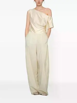 YANGKEHAN Draped One-shoulder Top