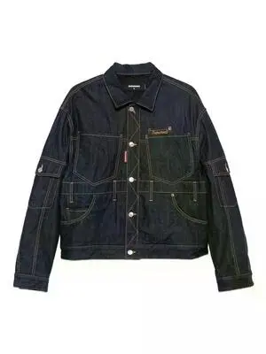 Dsquared2 Panelled Denim Multi-pocket Jacket
