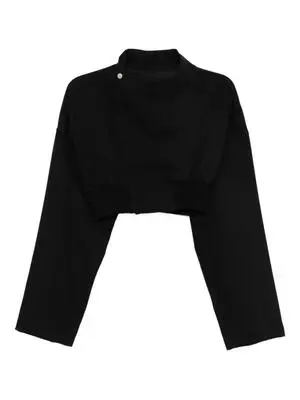 Rick Owens Cropped Wool Jacket