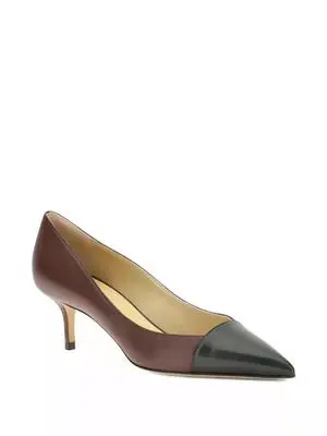FRANCESCO RUSSO 55mm Leather Pointed-toe Pumps