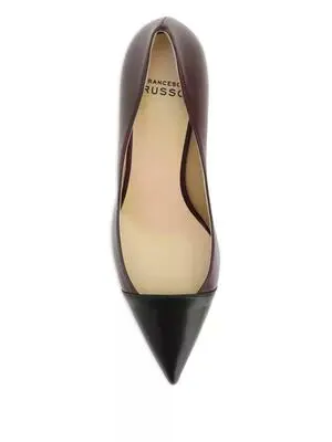 FRANCESCO RUSSO 55mm Leather Pointed-toe Pumps