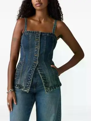 LEVI'S Button-front Denim Top