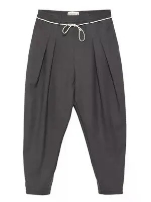MORDECAI Pleated Drawstring Trousers