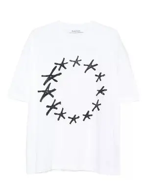 ÉTUDES STUDIO Star-print Organic Cotton T-shirt - White