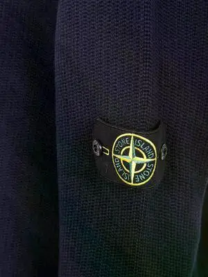 Stone Island High-neck Logo-patch Sweater