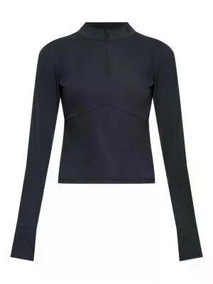 RETHINKIT STUDIOS Half-zip-neck Top - Black