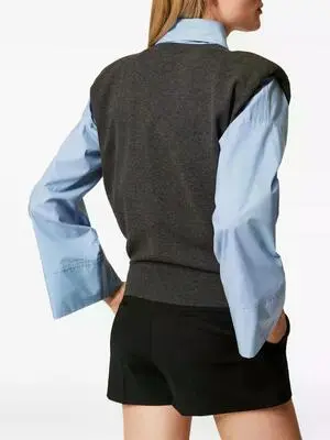 TWINSET Padded-shoulder Vest