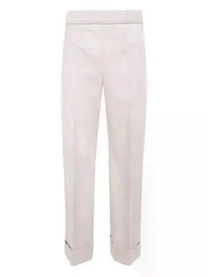D.exterior Trimmed Wool Trousers