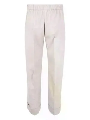 D.exterior Trimmed Wool Trousers