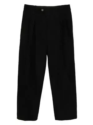 Devoa Black Wash Pants For Men