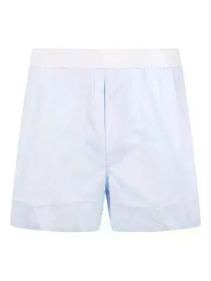 TOM FORD Striped-pattern Cotton Boxer Shorts - Blue
