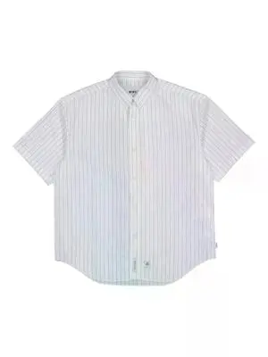 WTAPS Bd 03 Pinstripe-pattern Short-sleeve Shirt
