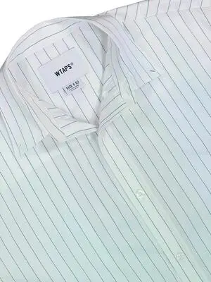 WTAPS Bd 03 Pinstripe-pattern Short-sleeve Shirt