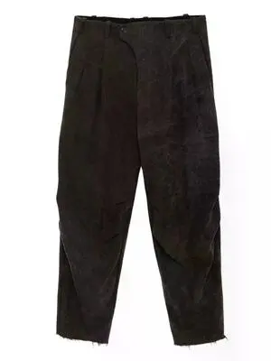 DEVOA Cable-knit Wide Leg Trousers