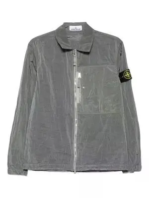 Stone Island Zip-fastening Patch-pocket Shirt Jacket