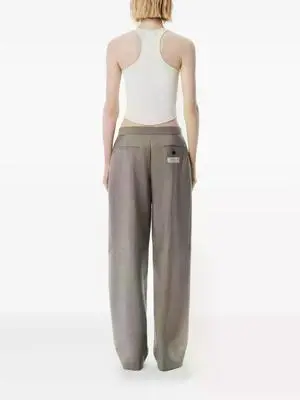 Alexander Wang Mid-rise Straight Leg Trousers