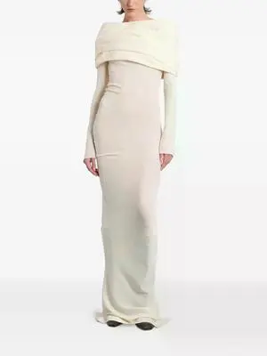 ENTIRE STUDIOS Draped Cowl-neck Maxi Dress