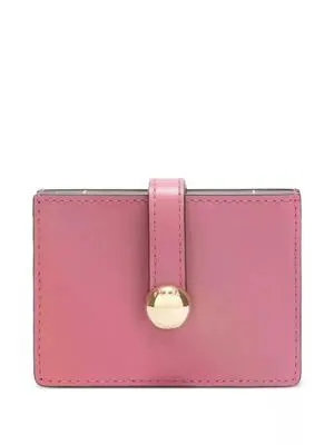 Furla Leather Strap Cardholder - Pink