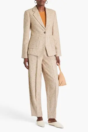 JOSEPH Glenview Bouclé-tweed Blazer - Beige