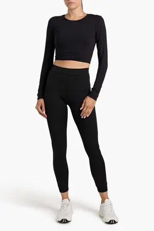 Tibi Cropped Scuba Leggings