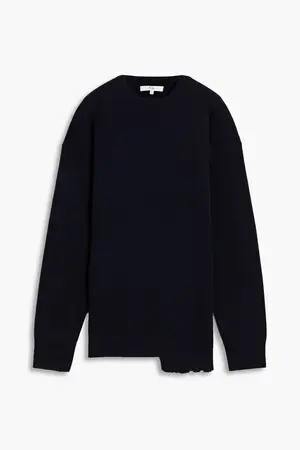 Tibi Anna Cutout Wool-blend Sweater