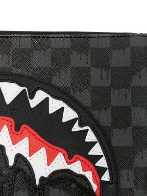 SPRAYGROUND Dripping Sharks In Paris Check Messenger Bag