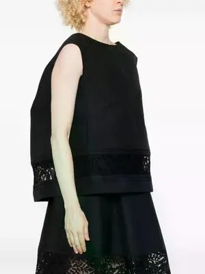 Marni Lace-insert Sleeveless Blouse