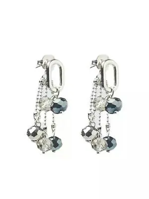 Peserico Beaded Chain Dangle Earrings