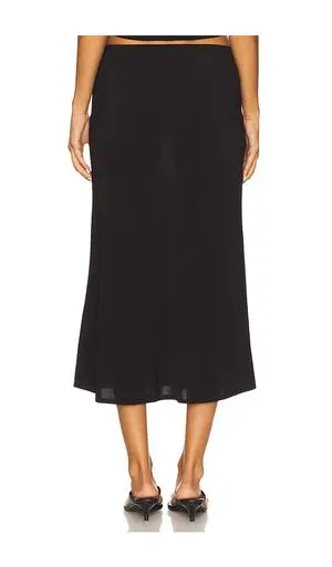 BELLA VENICE Jessie Slip Skirt - Black