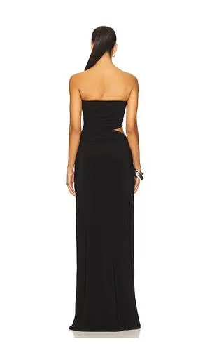 LOVERS AND FRIENDS Strapless Gown With Cut-out Detail