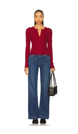 Paige Acqua Cardigan - Cranberry