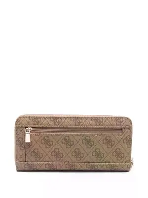 Guess Logo-plaque Zip-around Wallet