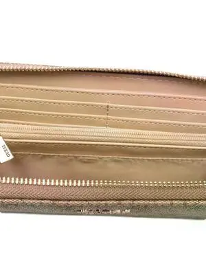 Guess Logo-plaque Zip-around Wallet