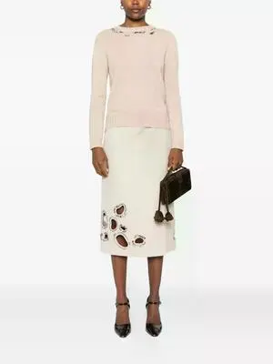 Fabiana Filippi Sequin-embellished Crew-neck Sweater
