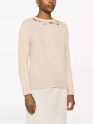 Fabiana Filippi Sequin-embellished Crew-neck Sweater
