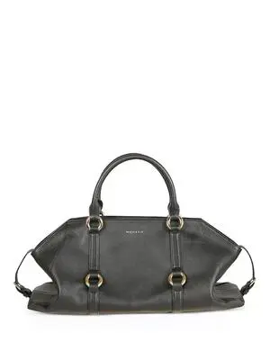 Alexander McQueen Farringdon Leather Tote Bag - Black