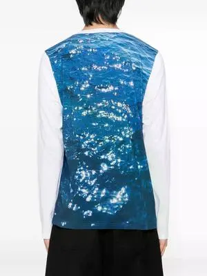 AGNES B. Sea-print T-shirt