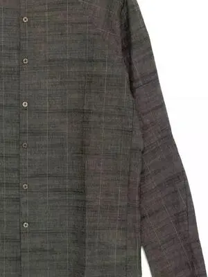 DEVOA Textured Cotton Shirt - Grey