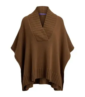Ralph Lauren Cashmere-blend Cape Sweater