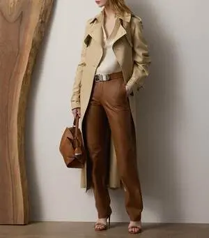 Ralph Lauren Silk-cotton Trench Coat