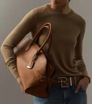 Ralph Lauren Leather Satchel