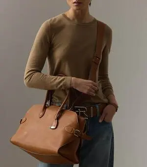 Ralph Lauren Leather Satchel