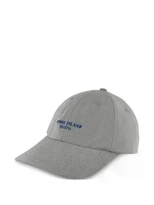 Stone Island Logo-lettering Baseball Cap